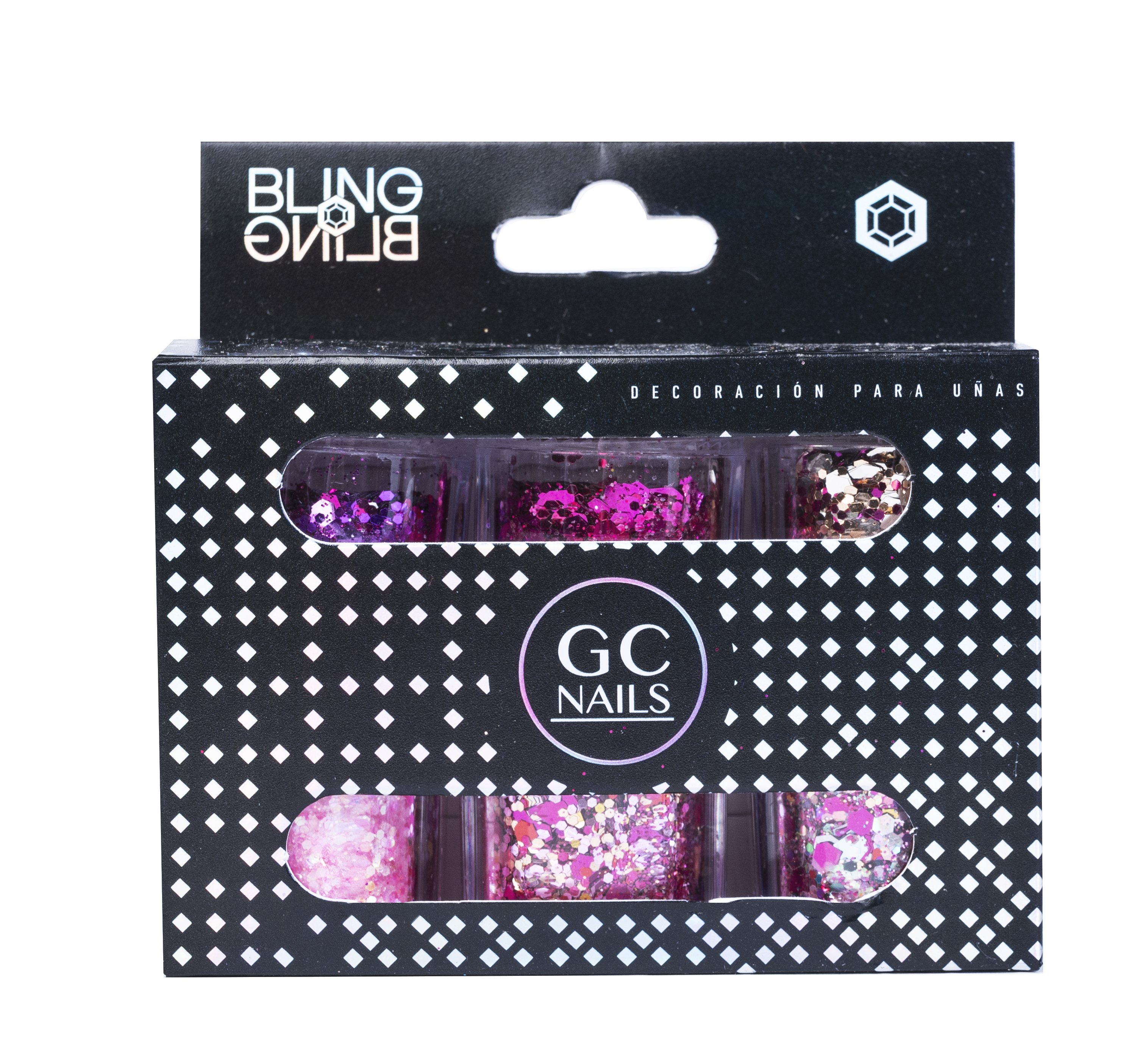 GC DECORACION BLING BLING #05 GLITTER ANGEL C/6PZ – GcNailsOficial