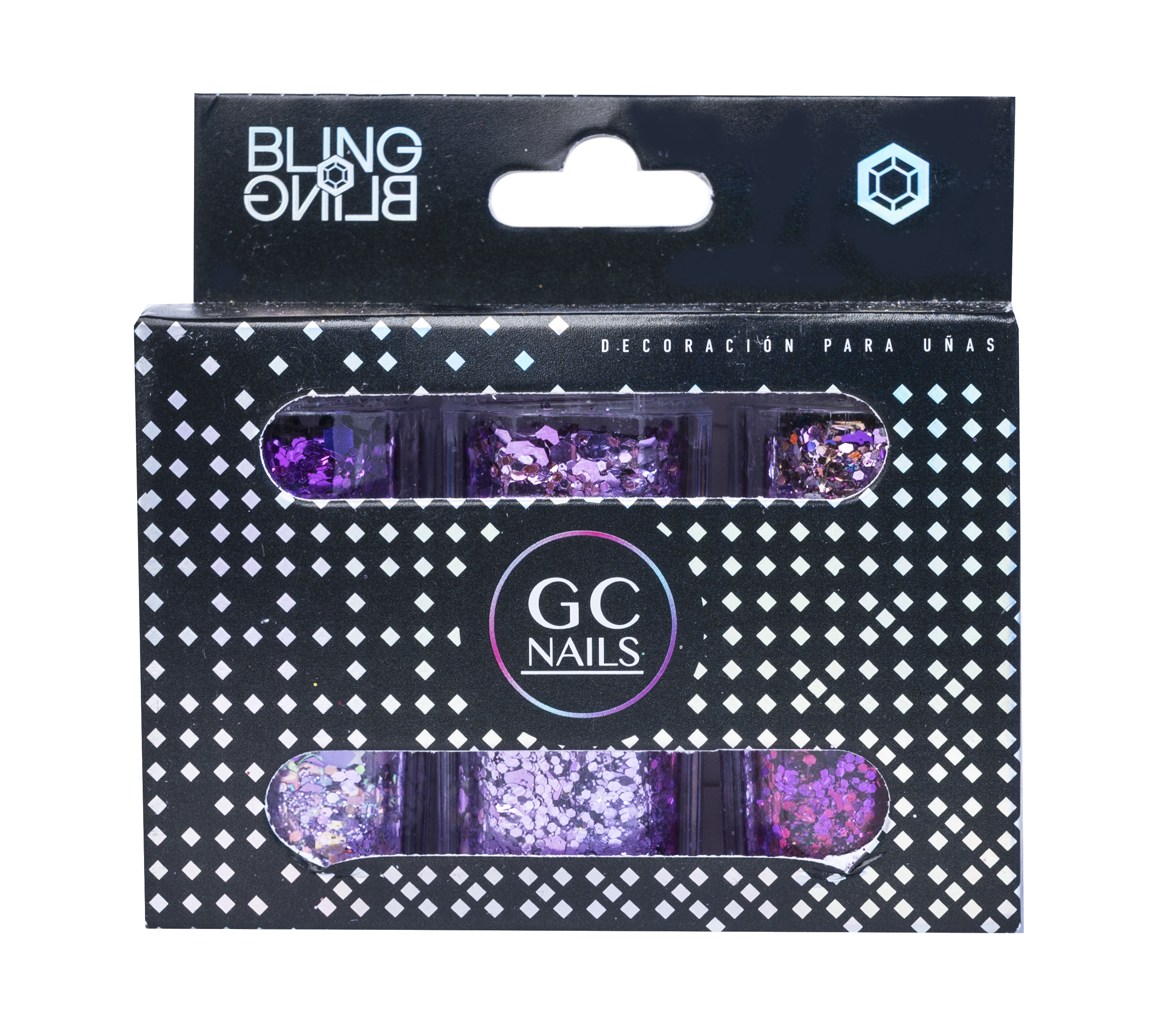 GC DECORACION BLING BLING #10 GLITTER BUNGAMBILIA C/6PZ – GcNailsOficial